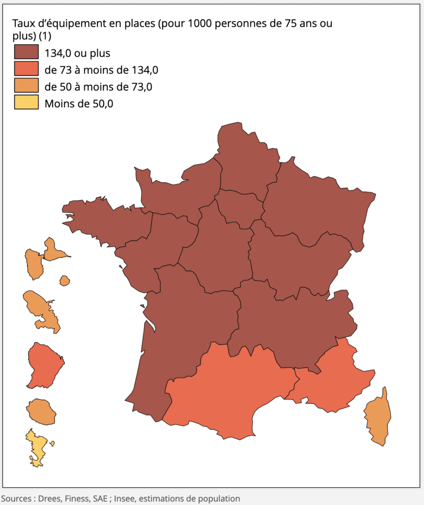 EHPAD en France : cartographie et typologie - Groupe Auxandre